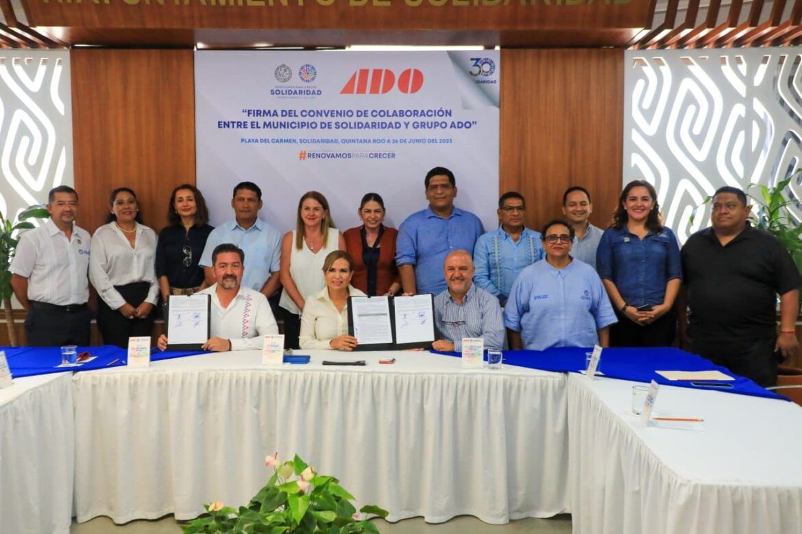 Lili Campos firma convenio con ADO para promover el turismo - Revista ...